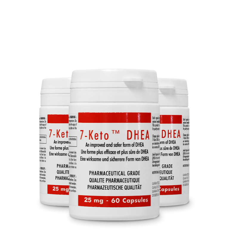 7-Keto DHEA 25 mg - 3 x 60 gélules - NUTRIFORMLAB